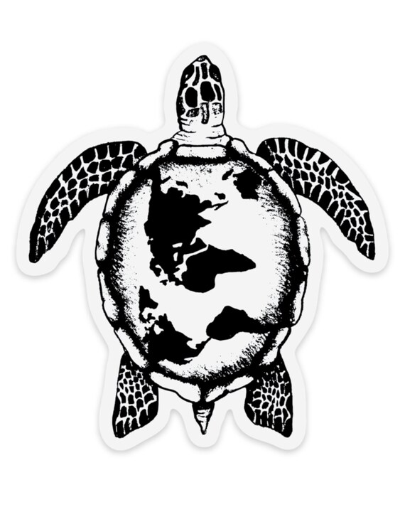 Tortoise Sticker - Etsy