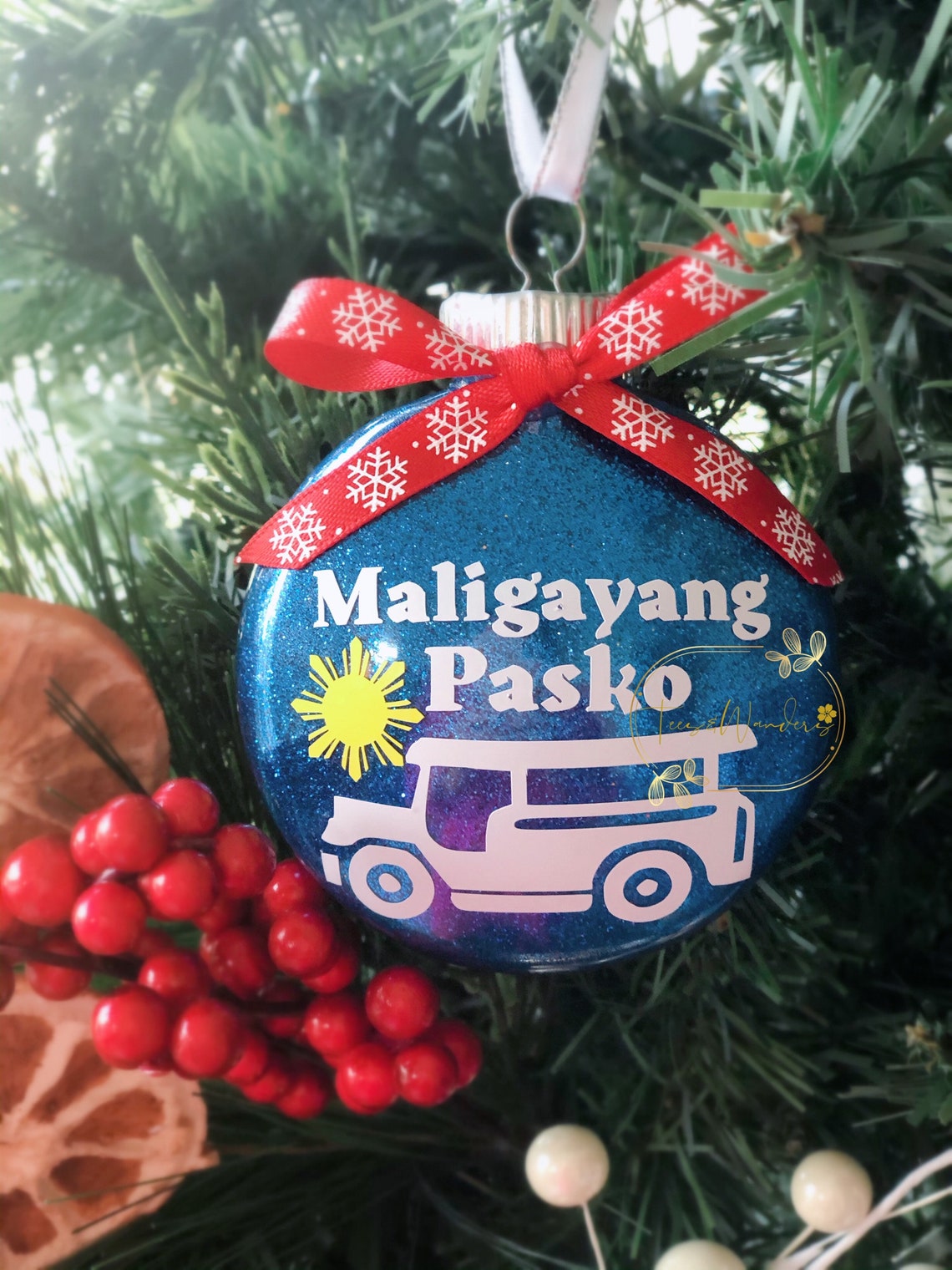 Maligayang Pasko Ornament Philippine Ornament Philippine - Etsy