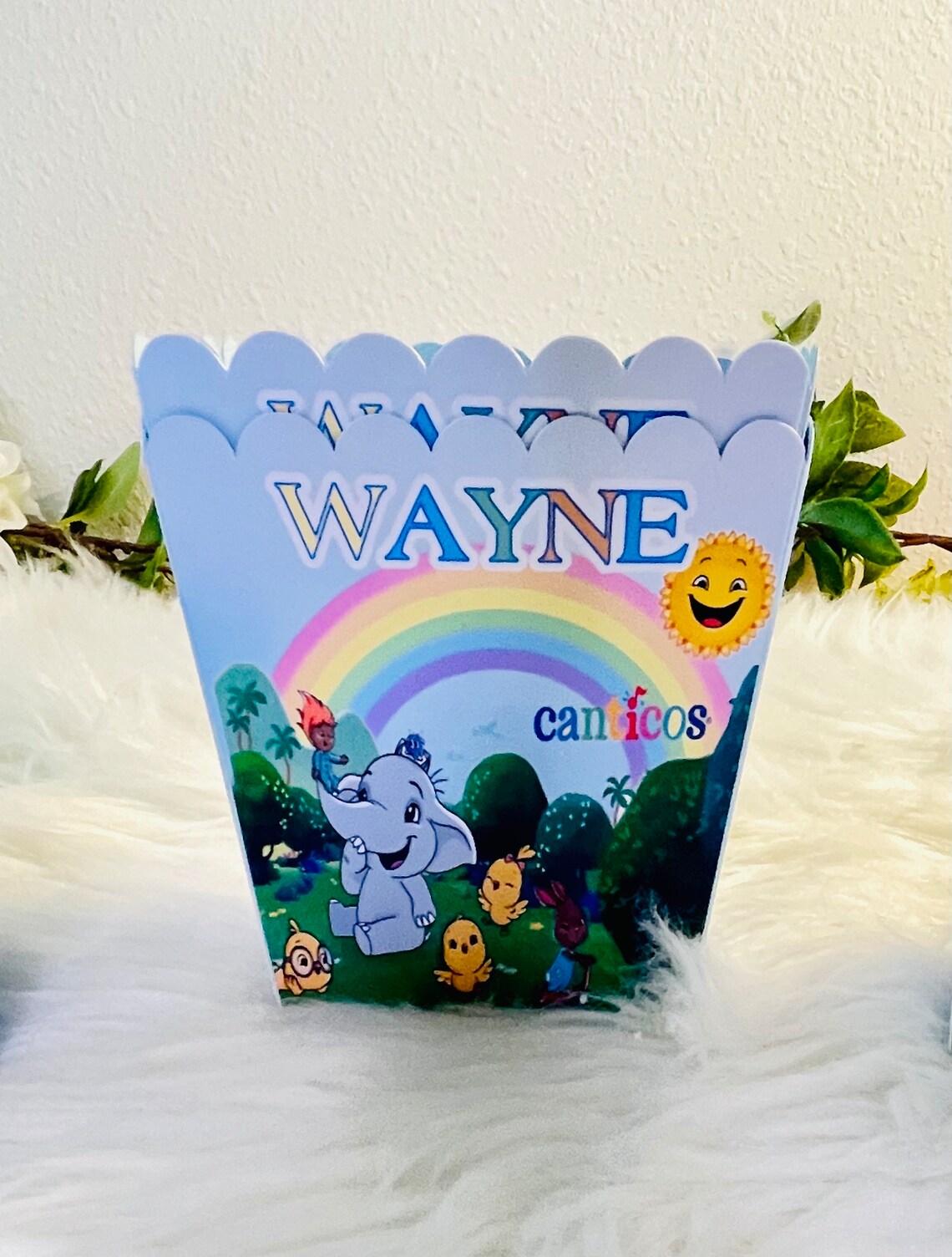 Cánticos Popcorn Box,cantico Theme,cantico Party, Cantico 1st Birthday ...