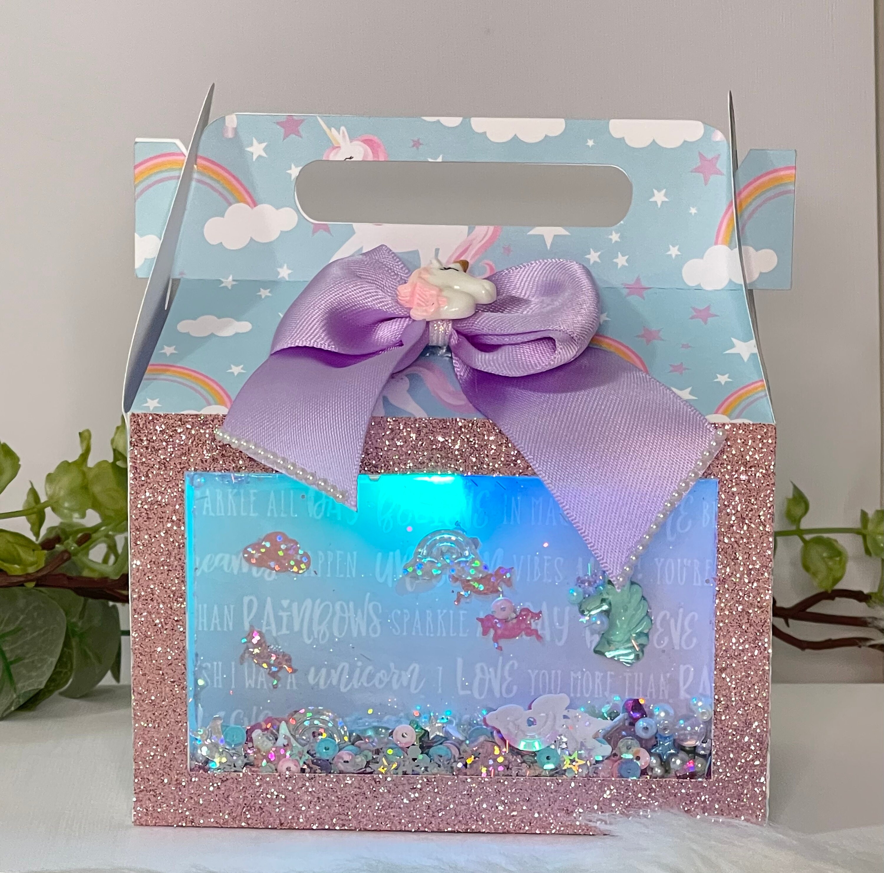 Unicorn Gable Box, Unicorn Theme, Unicorn Shaker, Unicorn Lights ...