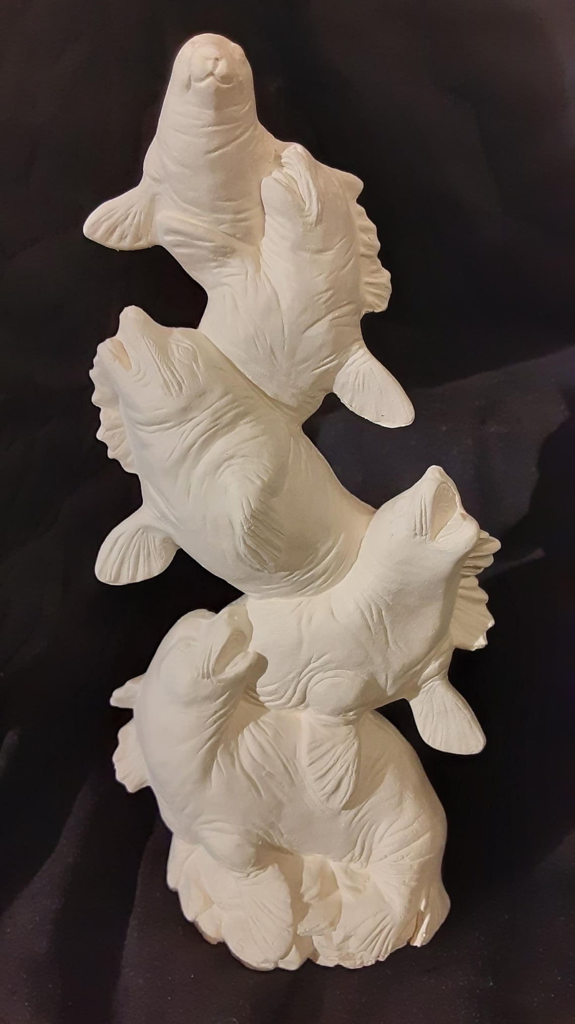 Seal Stack Unpainted Ceramic Bisque - Etsy