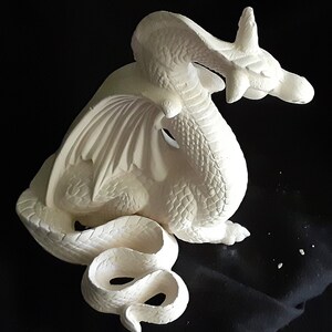 Dragon Unpainted Ceramic Bisque - Etsy