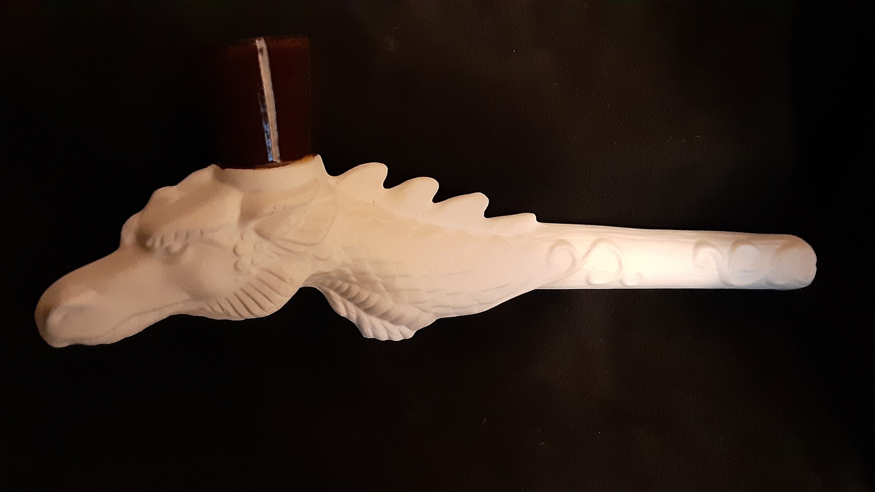 Glazed Dragon Pipe Ceramic Bisque - Etsy