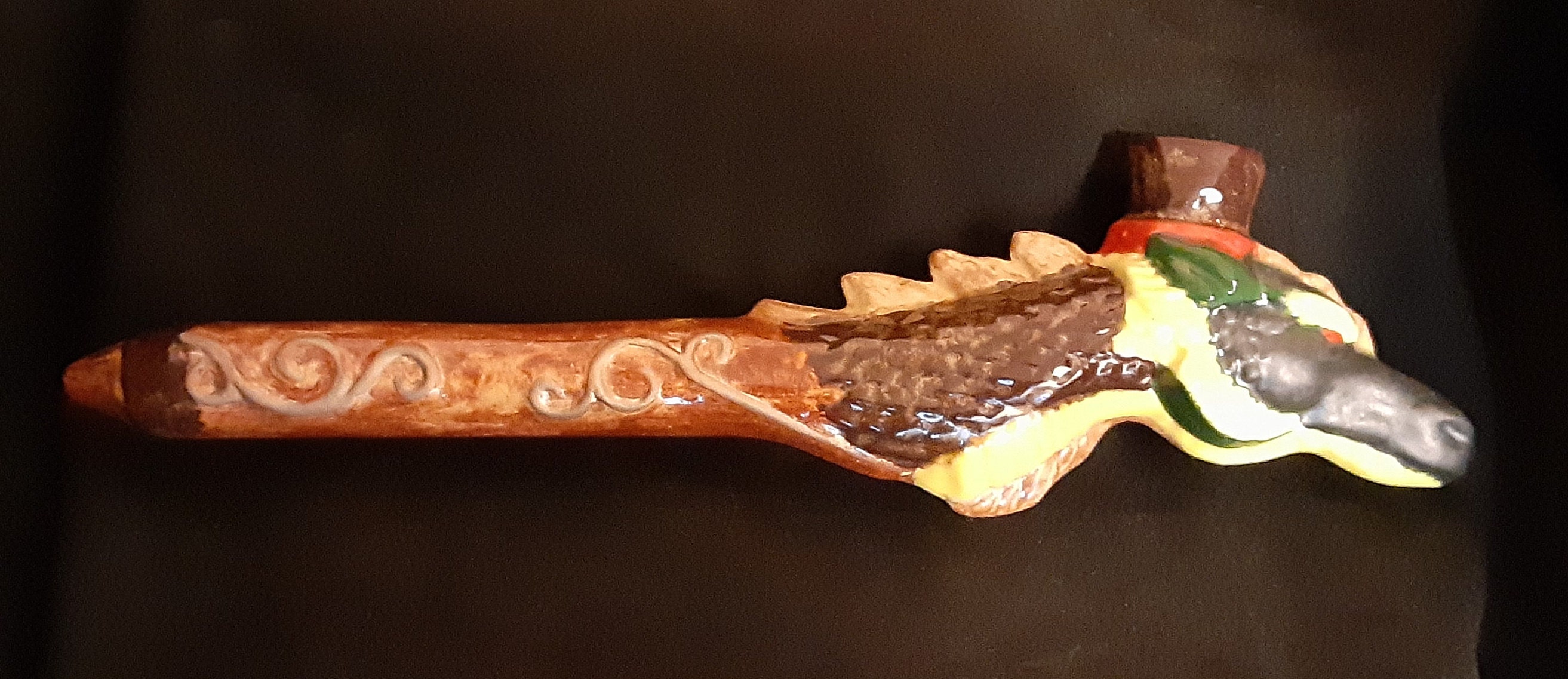 Glazed Dragon Pipe Ceramic Bisque - Etsy