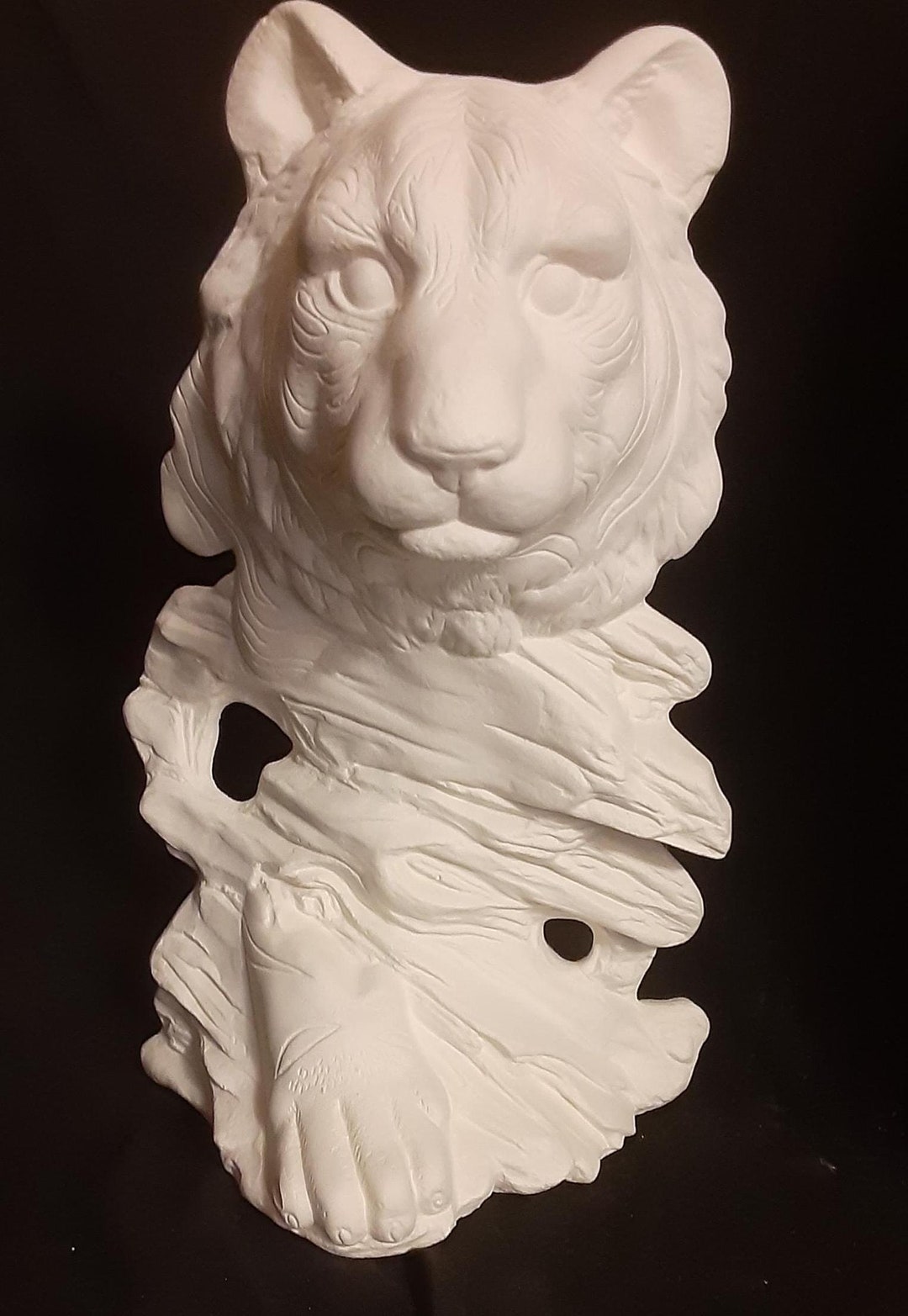 Tiger in Unpainted Ceramic Bisque - Etsy