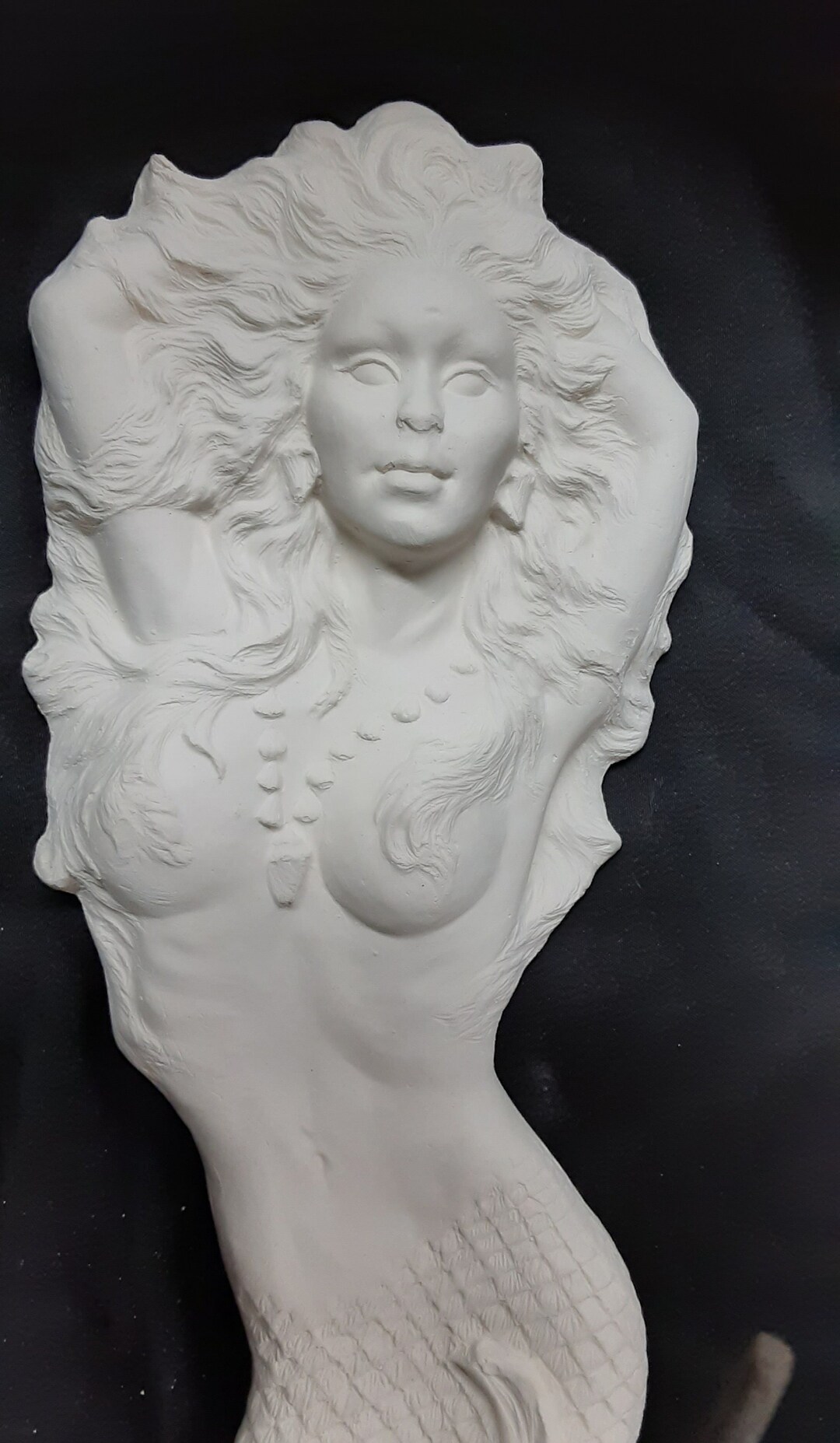 Mermaid Ash Catcher Unpainted Bisque - Etsy