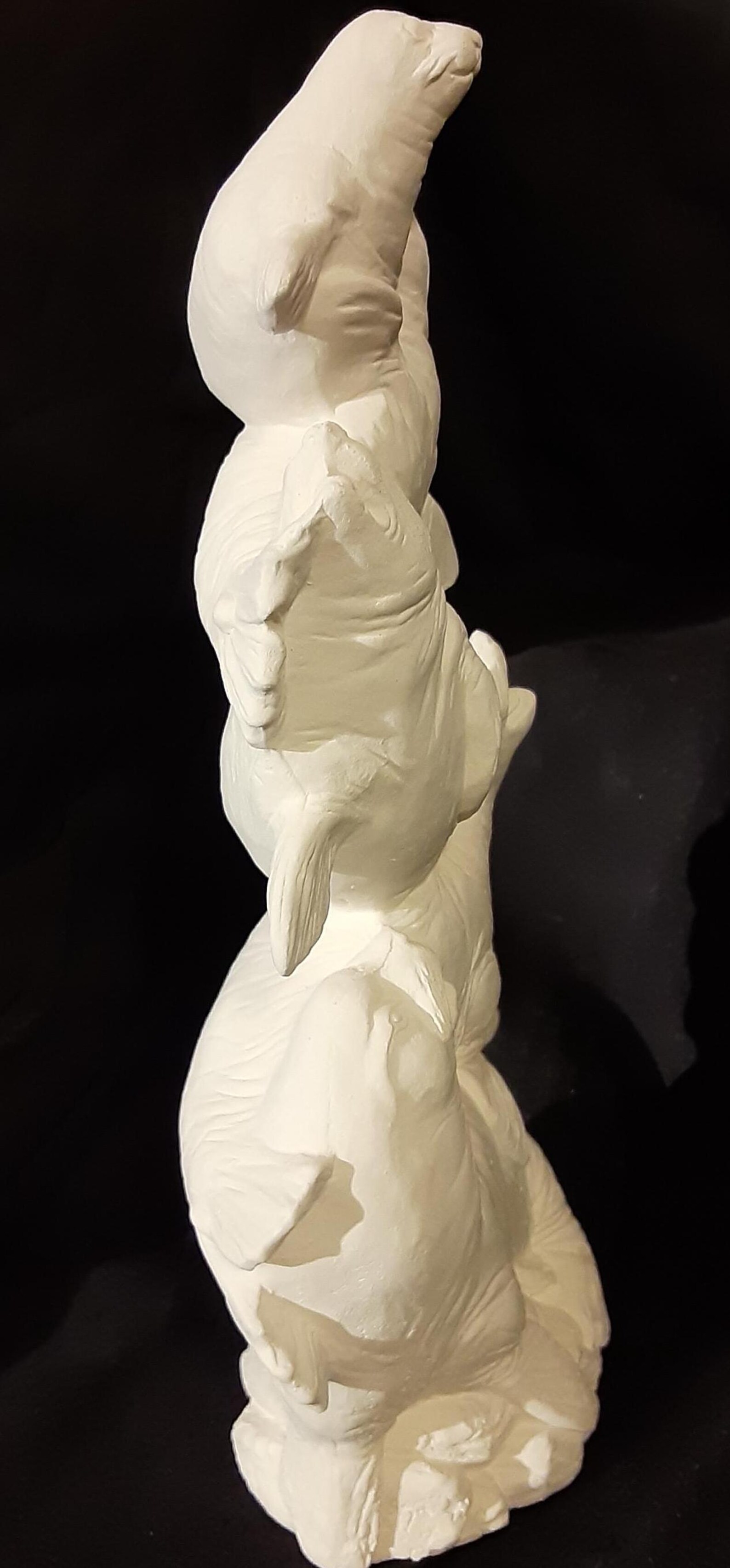 Seal Stack Unpainted Ceramic Bisque - Etsy