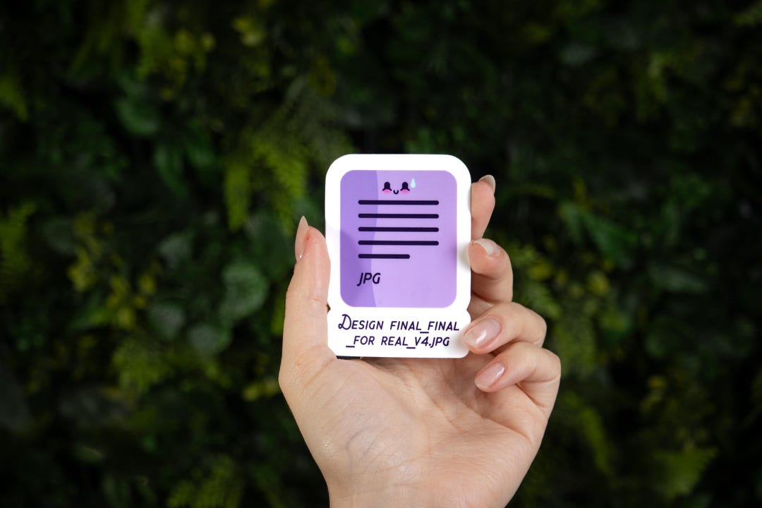 The Final Version I Swear Sticker Funny Designer Sticker - Etsy