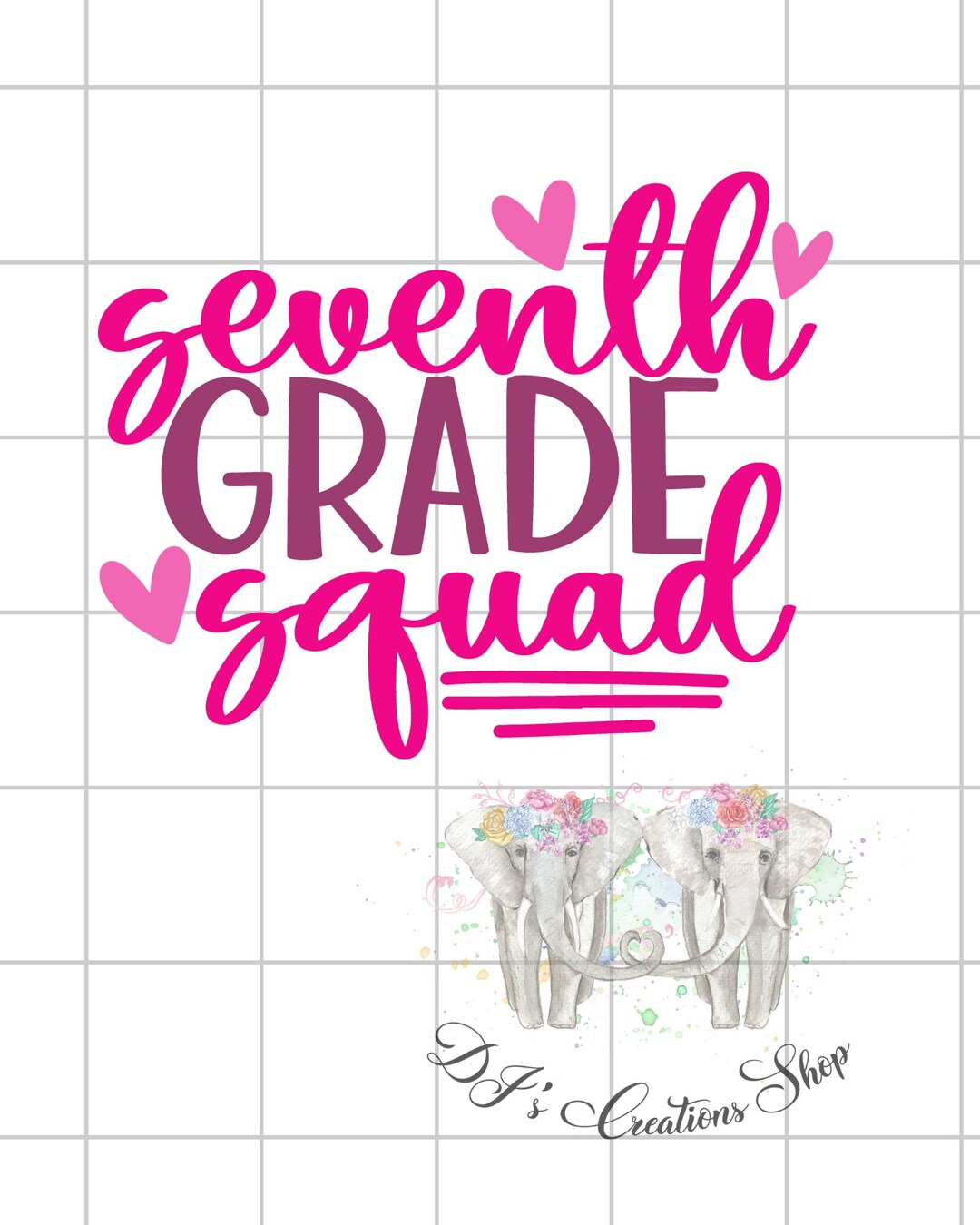 Seventh Grade Squad | Seventh Grade SVG | Seventh Grade PNG | Back to ...
