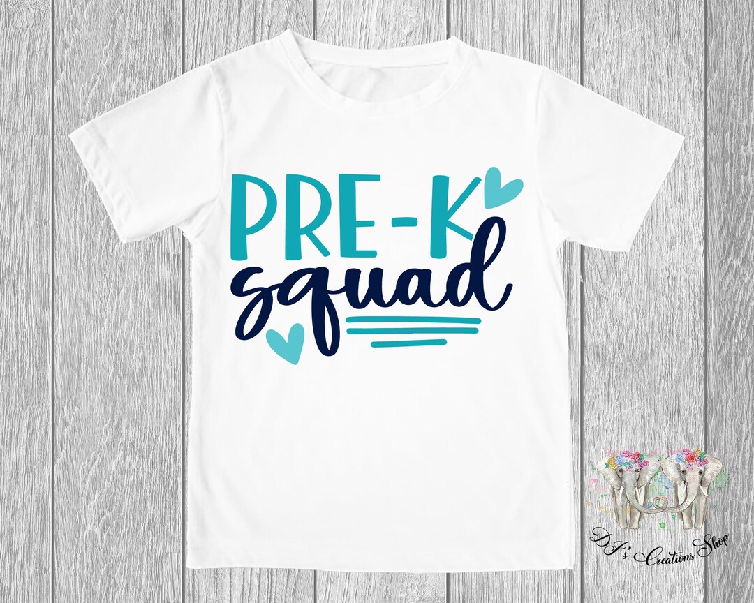 Pre-k Squad | Pre-k SVG | Pre- K PNG | Back to School | Digital ...