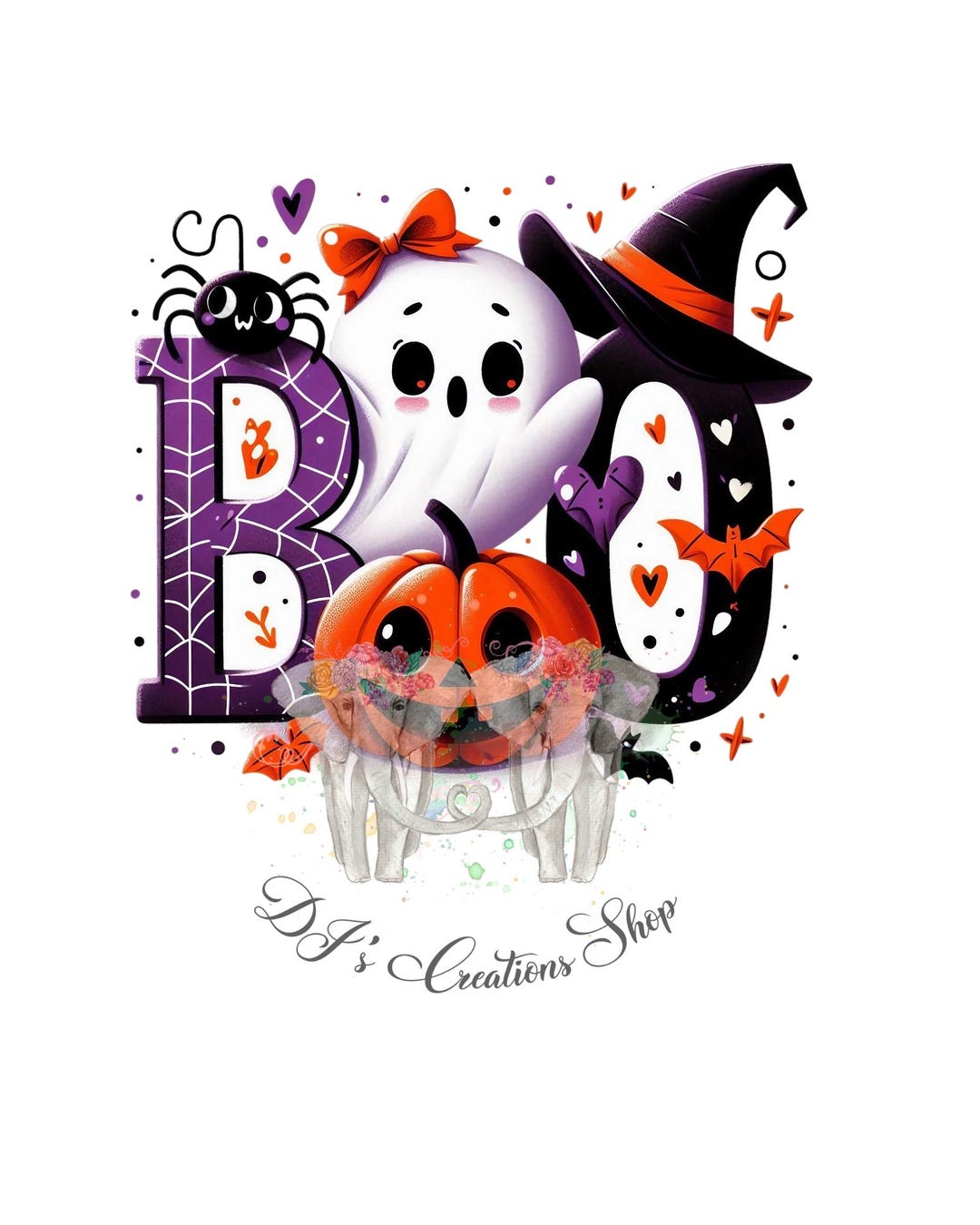 BOO Cute Kids Shirt | Cute BOO PNG | Spooky Halloween | Halloween Girl ...