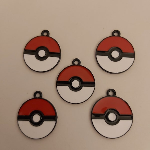 Pokeball Charms - Etsy