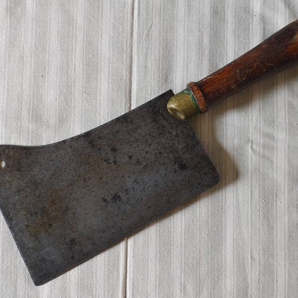 Antique Meat Cleaver - Etsy
