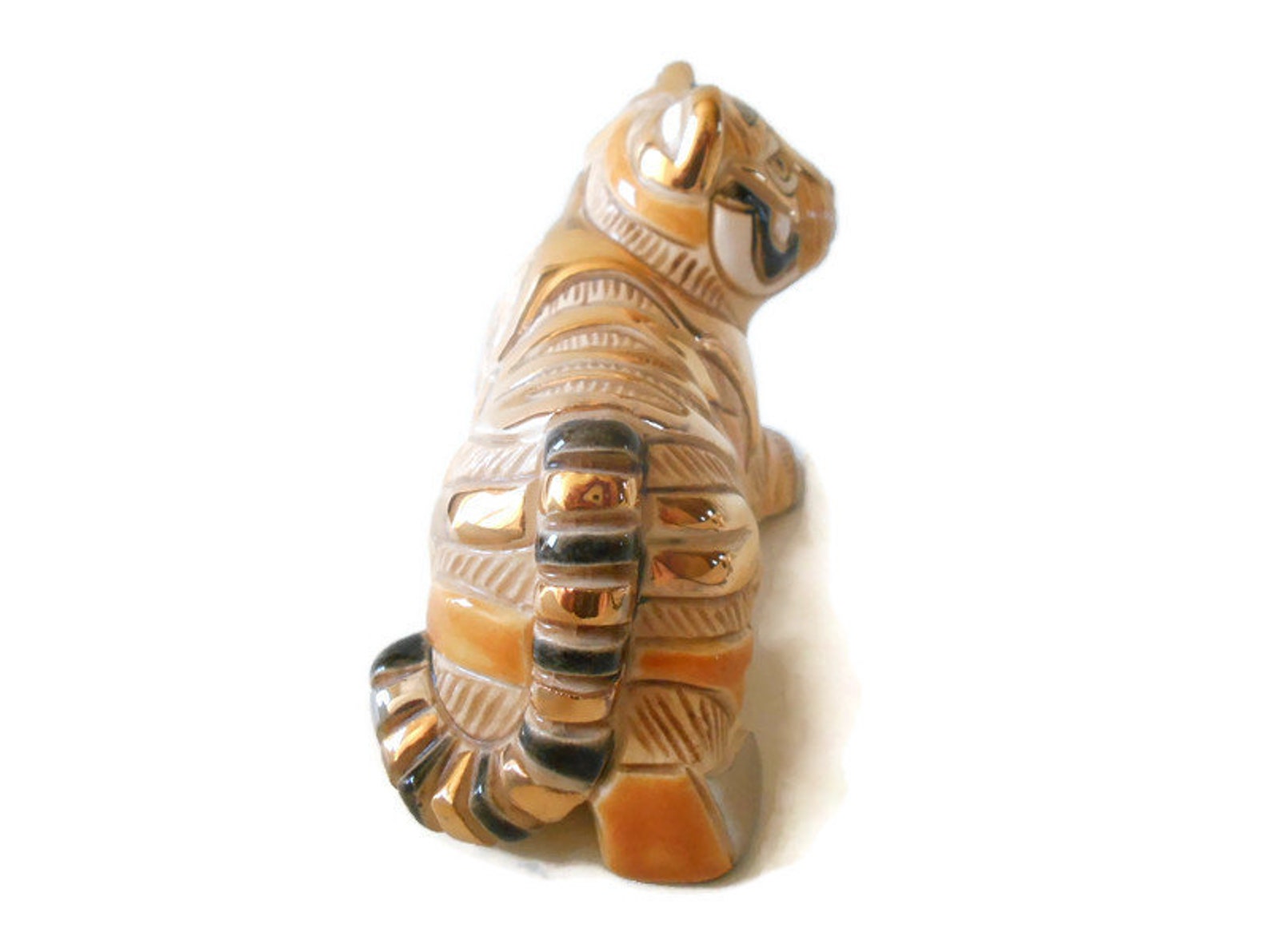 ARTESANIA RINCONADA Tiger Sculpture Vintage Hand Crafted - Etsy