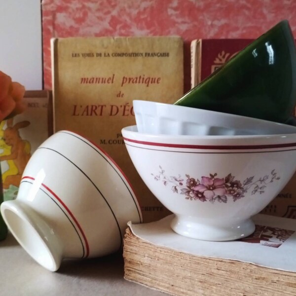 French Coffee Bowls - Etsy