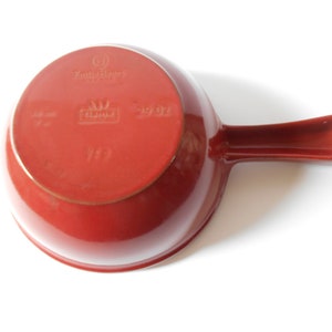 Vintage Emile Henry flame stoneware cooking pan earth red | Etsy