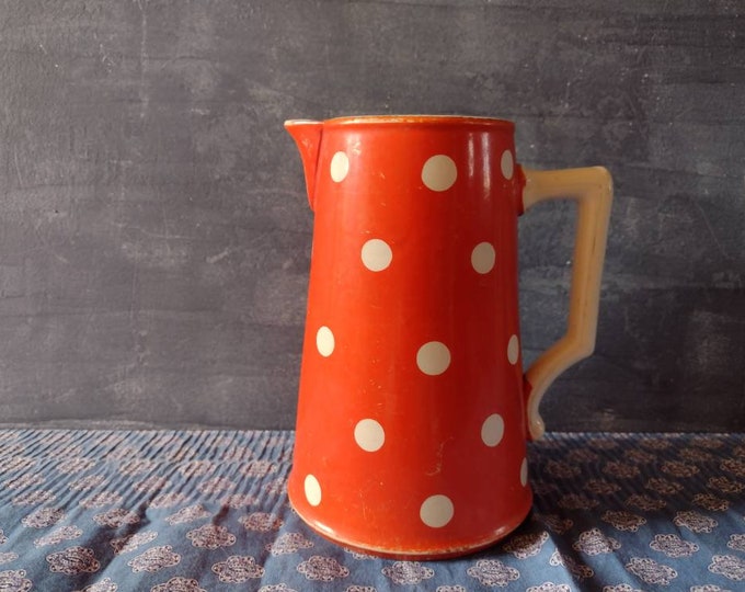 French Antique Pitcher From Sarreguemines to Upcycle as Vase - Etsy