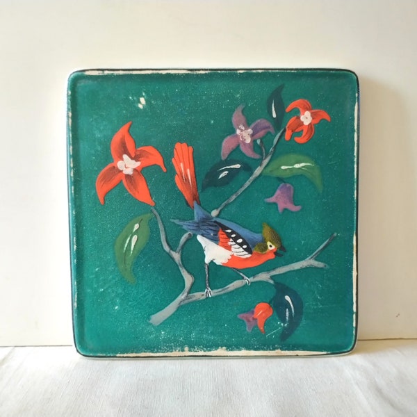 French Antique Ceramic Trivet - Etsy