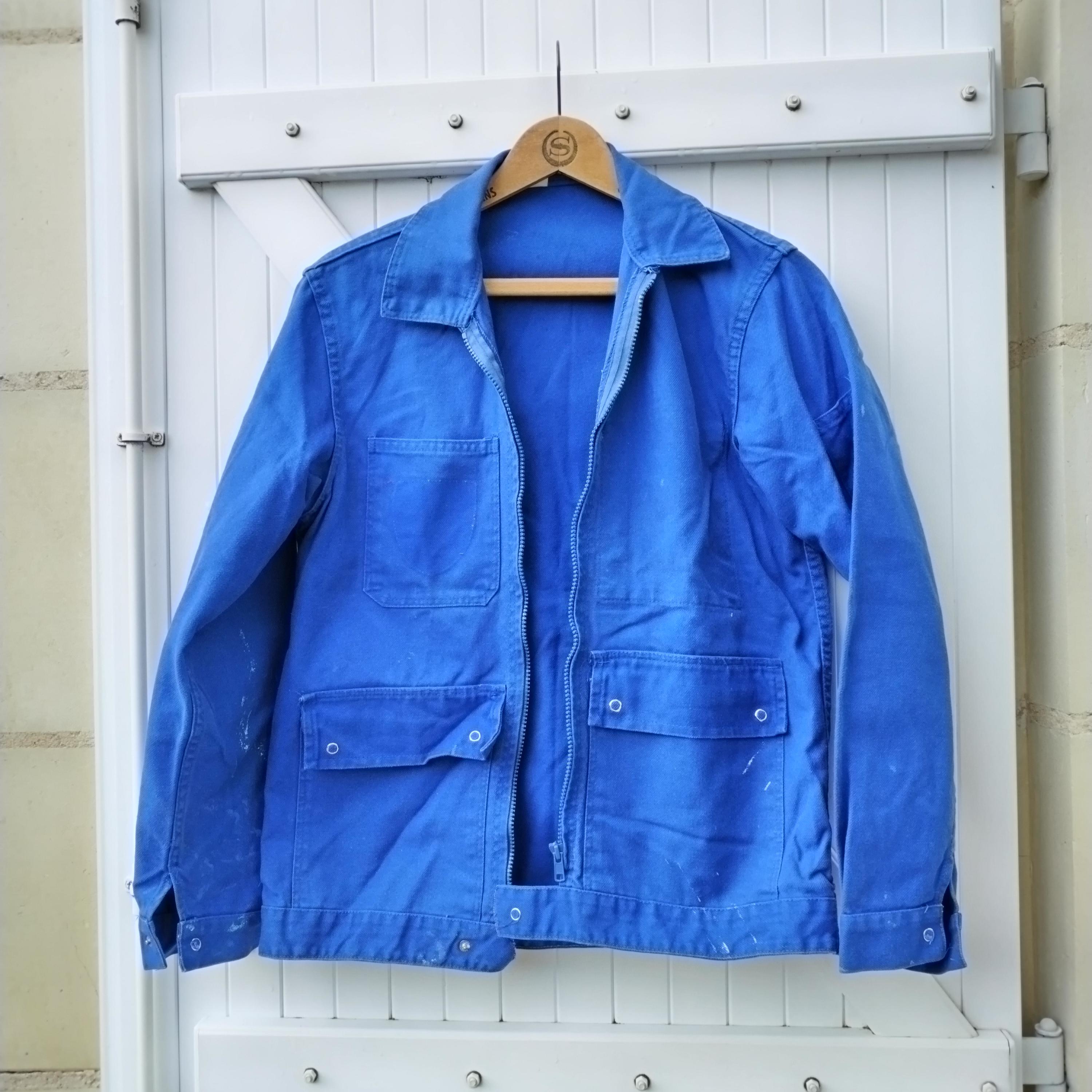 French Work Jacket Vintage Zipper - Etsy French Work Jacket Vintage Zipper - Etsy