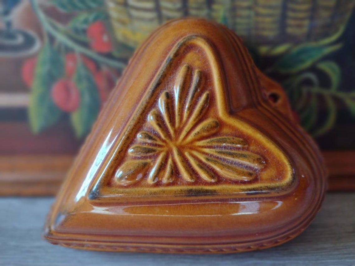 Antique French Cake Mold Alsace Pottery Traditional Heart | Etsy