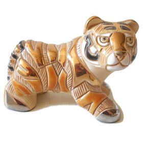 ARTESANIA RINCONADA Tiger Sculpture Vintage Hand Crafted - Etsy