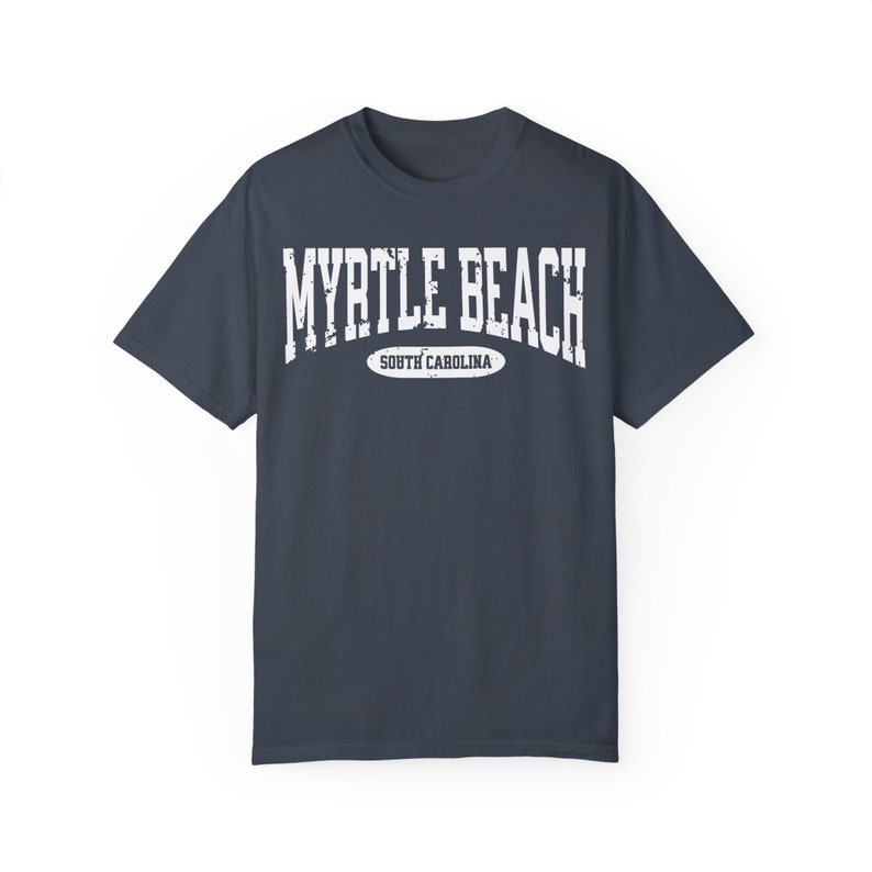 Myrtle Beach T-shirt, Vintage Style Comfort Colors Tee, South Carolina ...