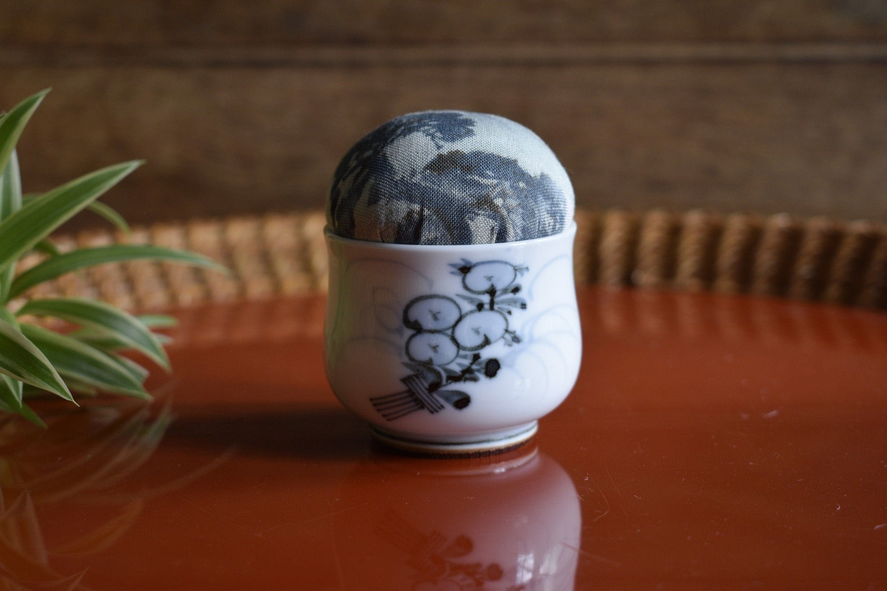Japanese Porcelain Tobe Ware Pincushion - Etsy