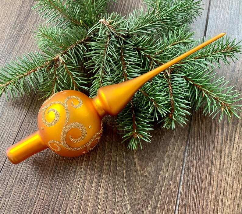 Xmas Tree Glass Topper Christmas Glass Tree Topper 27cm | Etsy