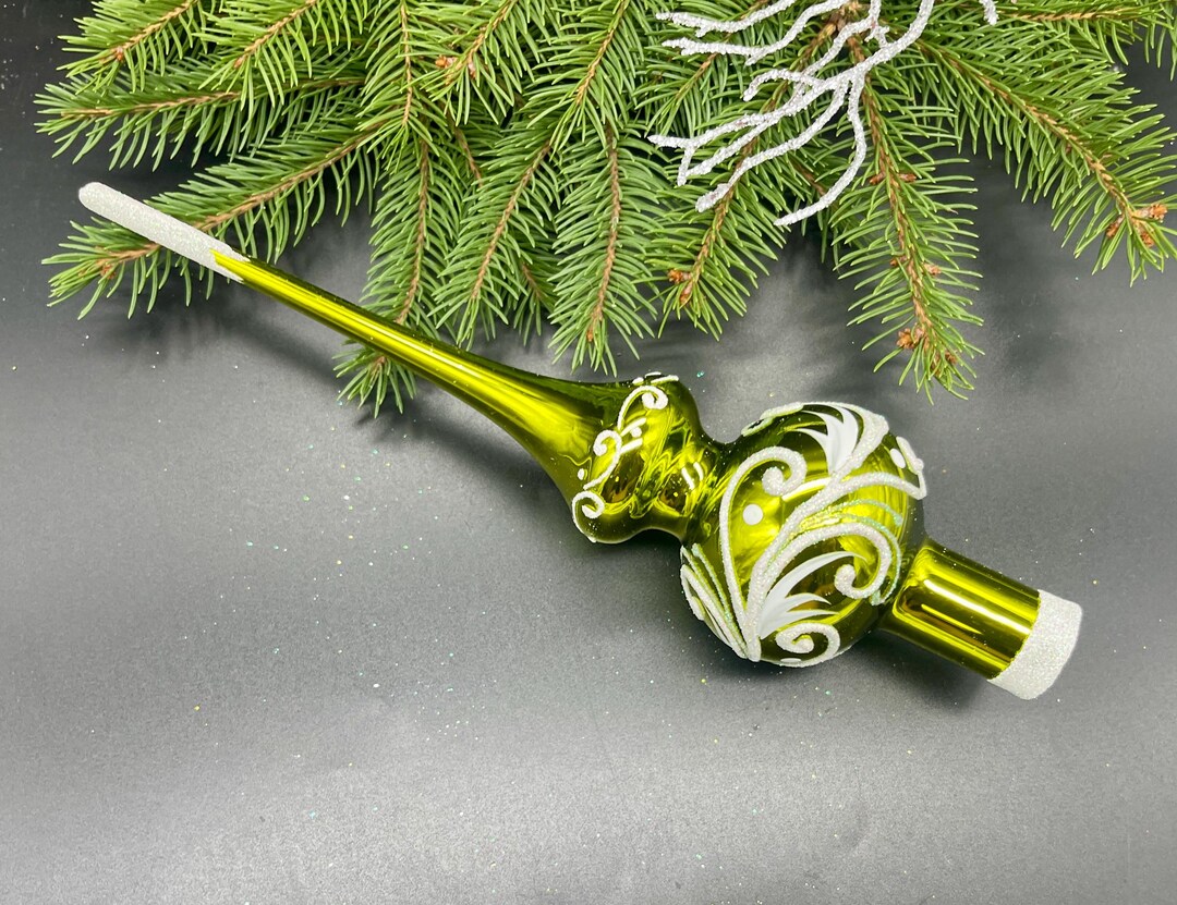 Green Christmas Tree Topper for Christmas Tree Holiday Decoration ...