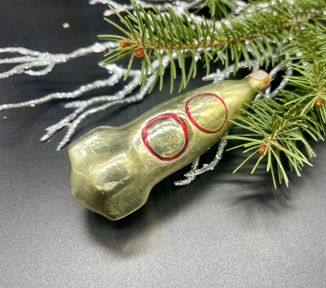 Antique Missile Glass Christmas Ornaments Vintage Christmas Glass ...