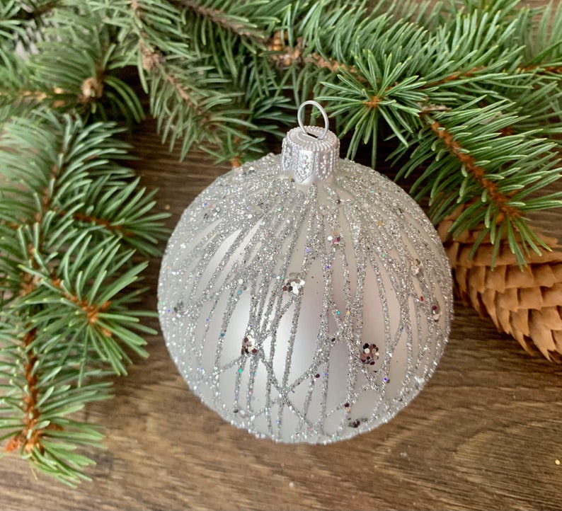 Hand-painted Christmas Glass Ornaments,custom Ornaments,hand Painted ...