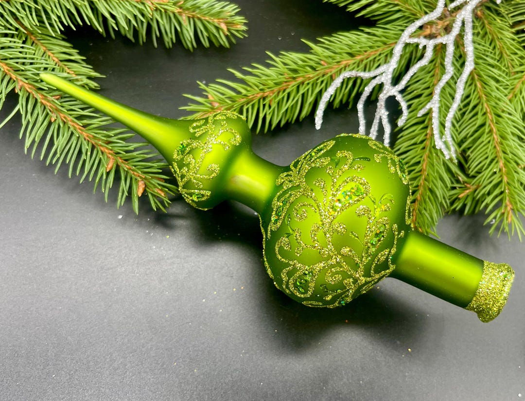 Green Christmas Tree Topper for Christmas Tree Holiday Decoration ...