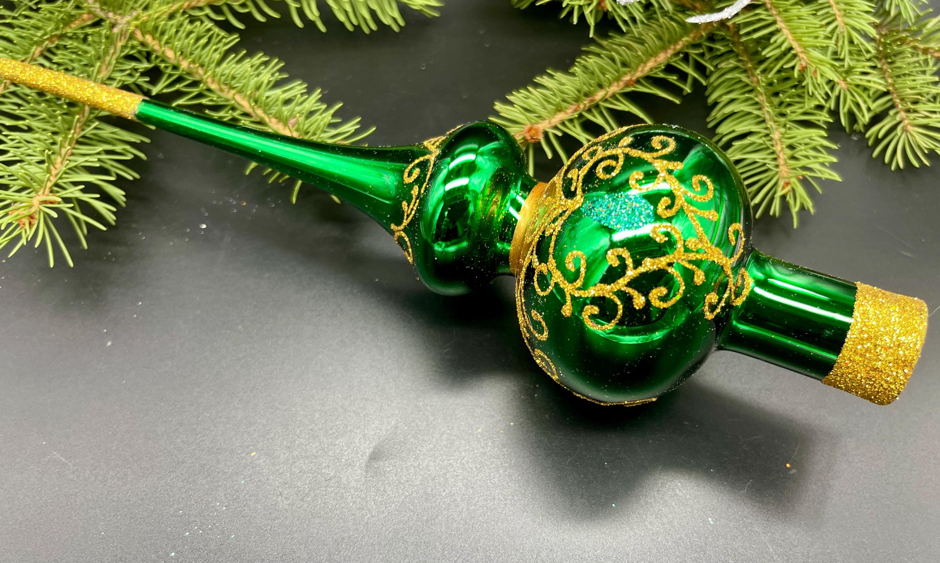 Green Christmas Tree Topper for Christmas Tree Holiday Decoration ...