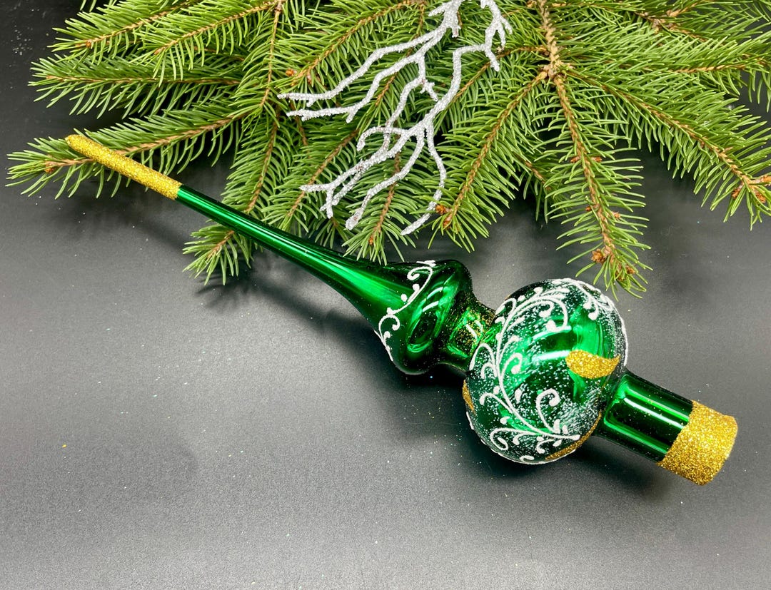 Green Christmas Tree Topper for Christmas Tree Holiday Decoration ...