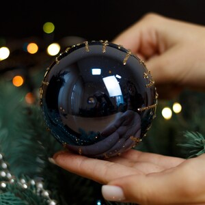 Ball With Pattern, Hand-painted Christmas Glass Ornaments,custom ...