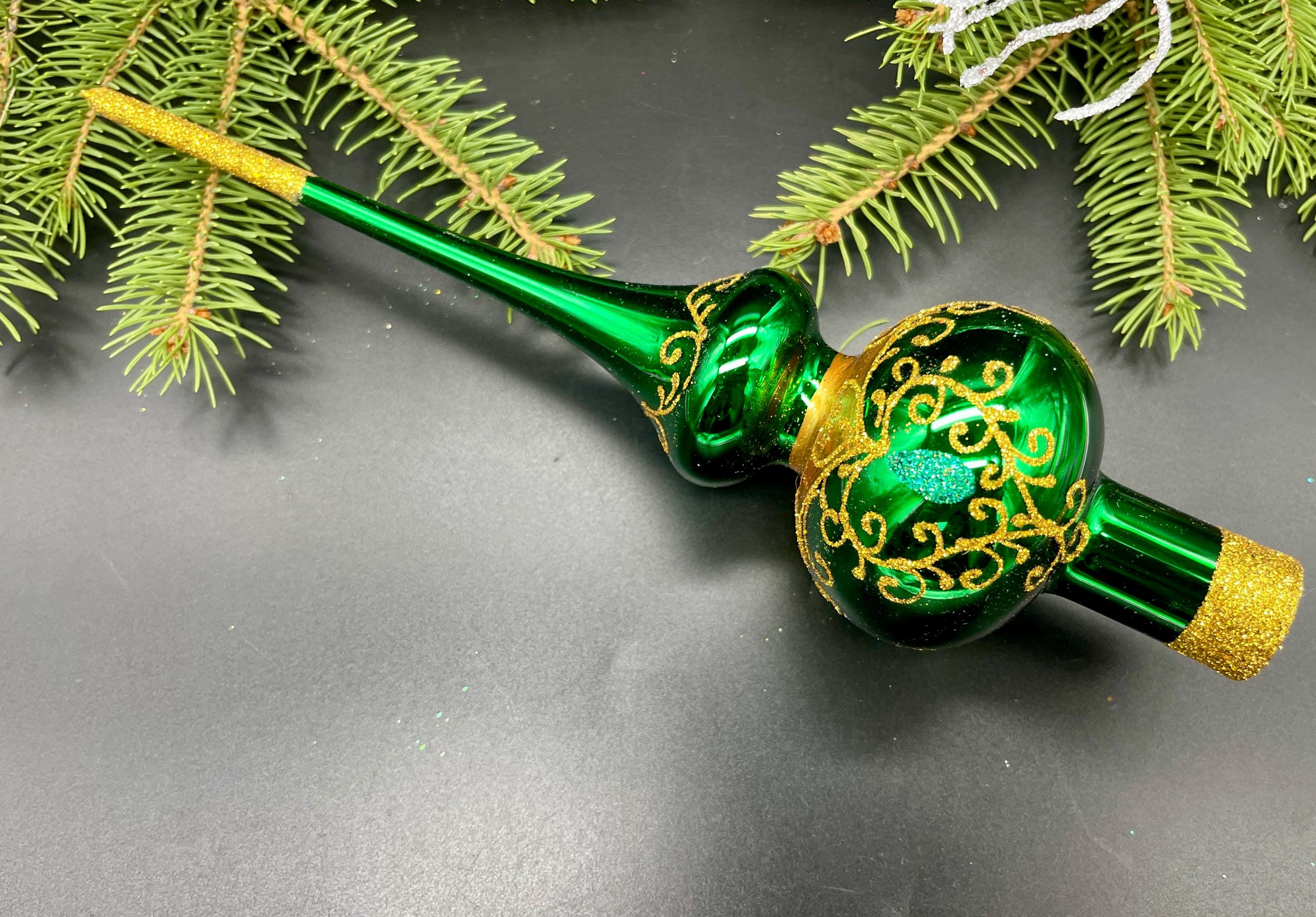 Green Christmas Tree Topper for Christmas Tree Holiday Decoration ...