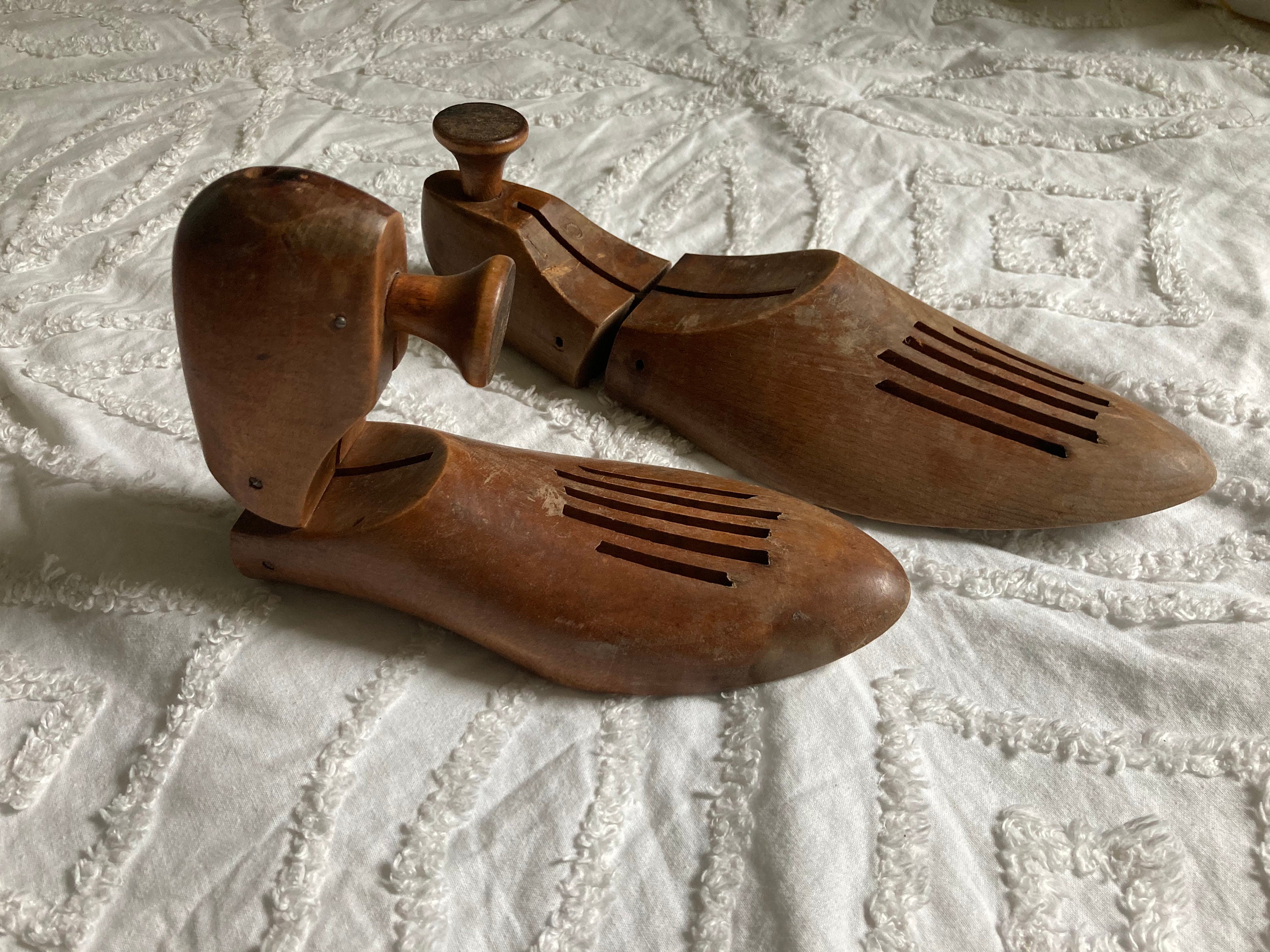 Set of 2 Vintage Wooden Shoe Forms / Shoe Lasts / Vintage - Etsy