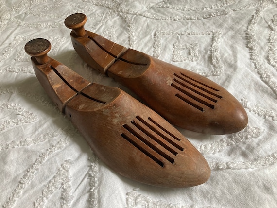 Set of 2 Vintage Wooden Shoe Forms / Shoe Lasts / Vintage - Etsy