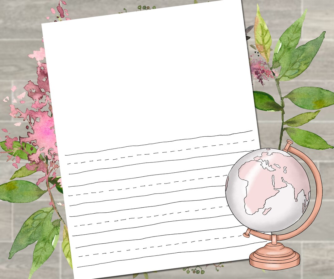 STORY TELLING PAPER Hand Drawn Printable Preschool Paper - Etsy