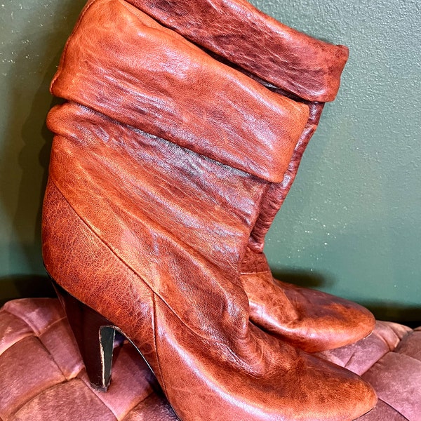 Italian Leather Booties - Etsy