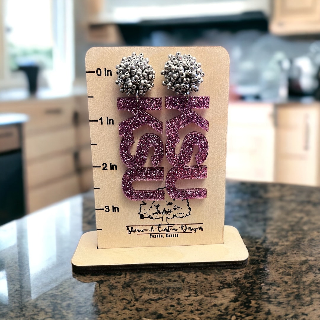 Kansas State - KSU - K-state - EMAW - Wildcats - Game Day Earrings ...