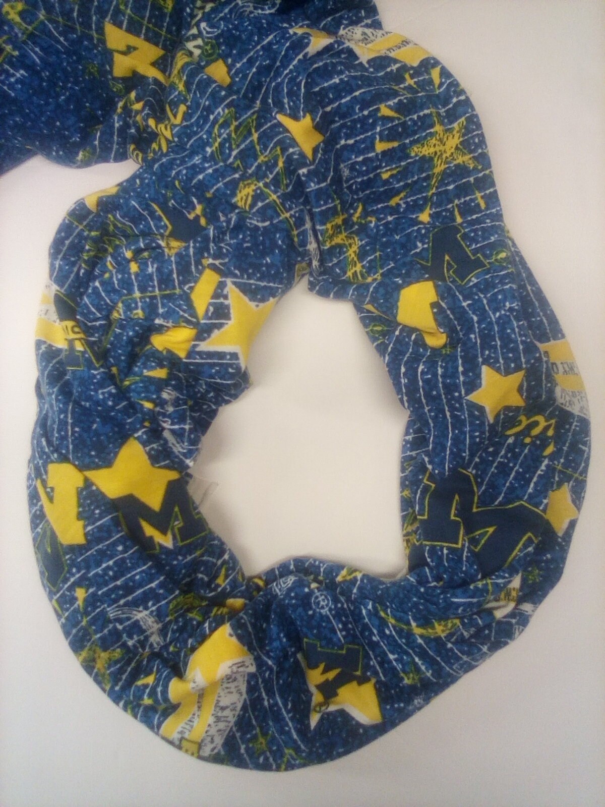 University of Michigan Wolverines Soft Jersey Infinity Scarf Cowl ...