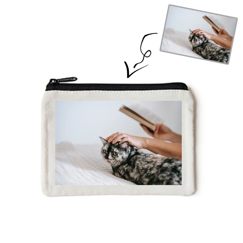 Personalised Photo Purse, Custom Photo Handbag, Picture Cosmetic Bag ...
