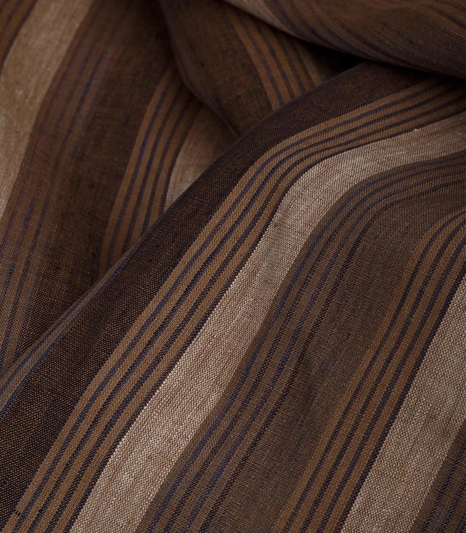 Striped Linen Fabric, Pure Linen Fabric, Striped Linen for Pants, Suits ...