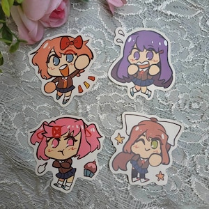 Free Sticker Doki-doki Literature Club DDLC Postcard A6 Artprint - Etsy