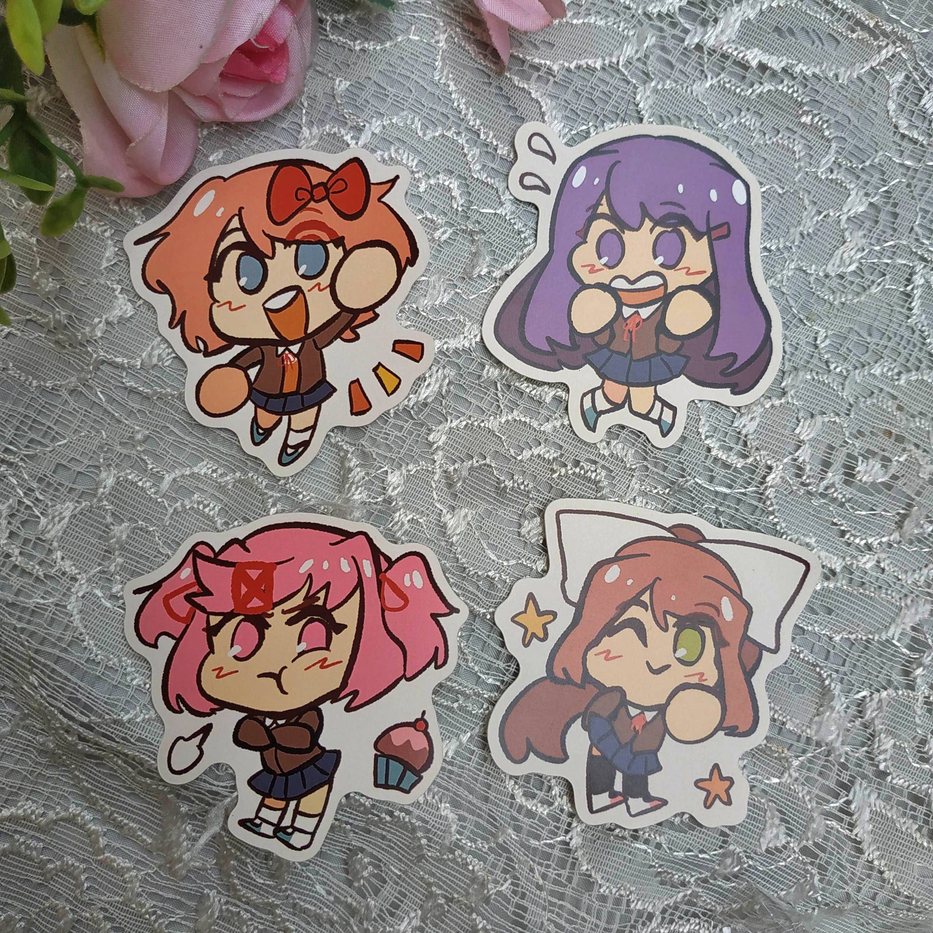 Free Sticker Doki-doki Literature Club DDLC Postcard A6 Artprint - Etsy
