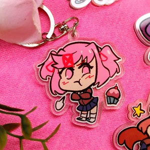 DDLC Doki Literature Club Acrylic Keychain - Etsy