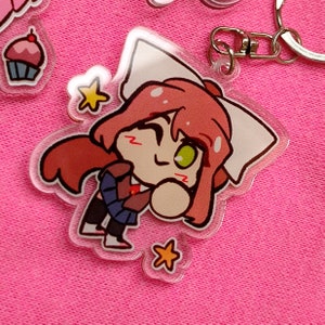 DDLC Doki Literature Club Acrylic Keychain - Etsy