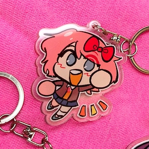 DDLC Doki Literature Club Acrylic Keychain - Etsy