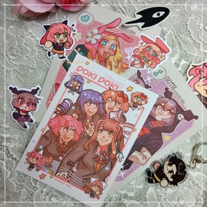 DDLC Doki Literature Club Acrylic Keychain - Etsy